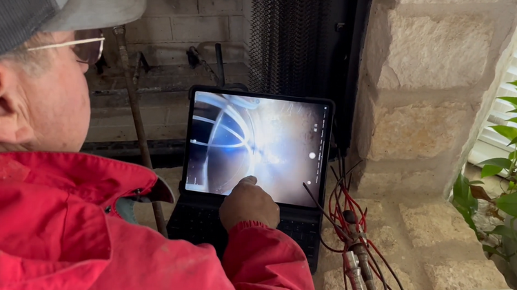 Sweeper Peeper Chimney Inspection Camera System